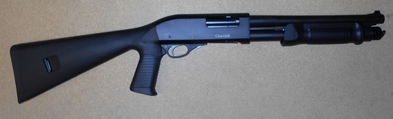 -A13388 - Churchill Tactical 12ga., 12.5" Barrel, 4+1 Rounds, Pistol ...