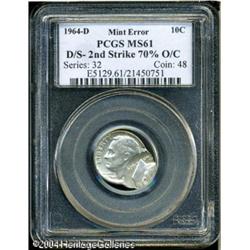 1964-D Roosevelt Dime--Double Struck, Second Strike 7