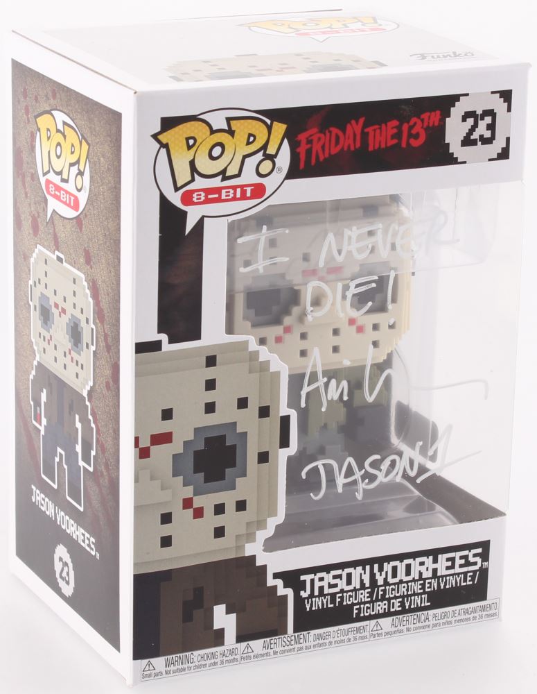 Ari Lehman Signed Jason Voorhees #23 Funko Pop! 8-Bit Vinyl Figure ...