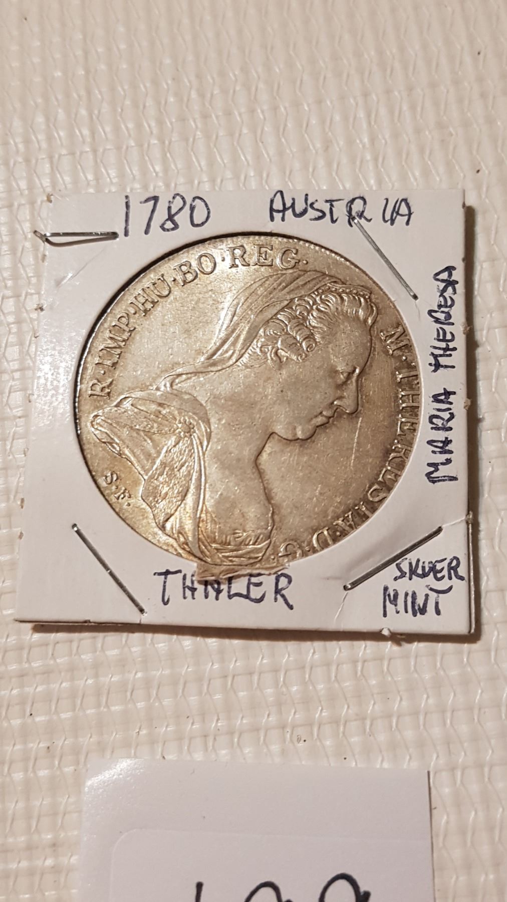 1780 AUSTRIA THALER, GIANT SILVER COIN