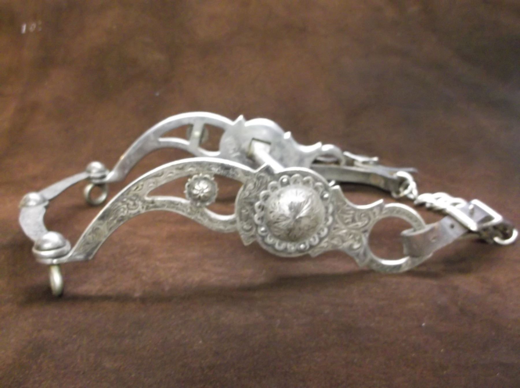 Marked Vogt Silver Overlaid Bit- Santa Paula Cheek Halfbreed Mouth ...