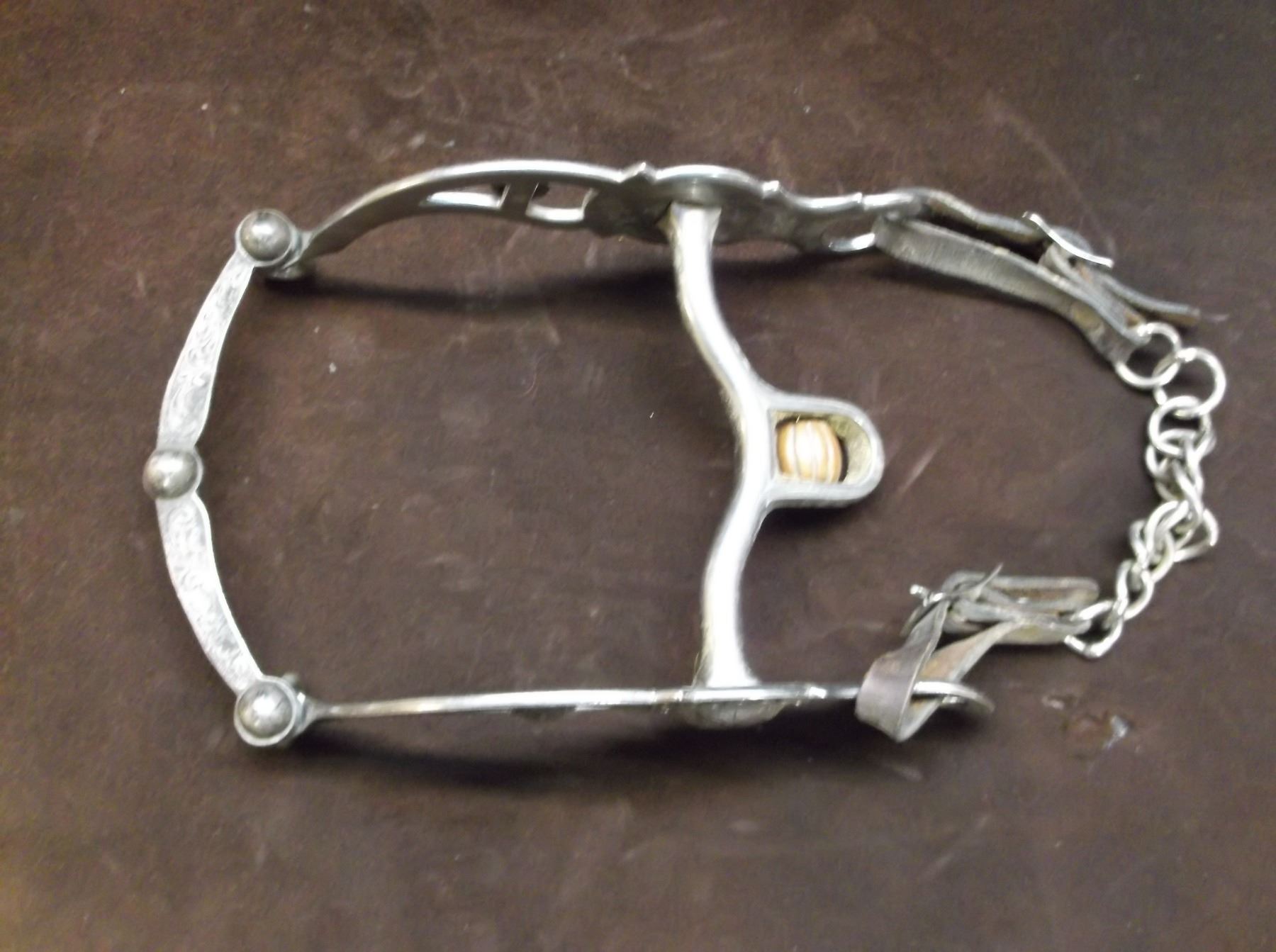 Marked Vogt Silver Overlaid Bit- Santa Paula Cheek Halfbreed Mouth ...