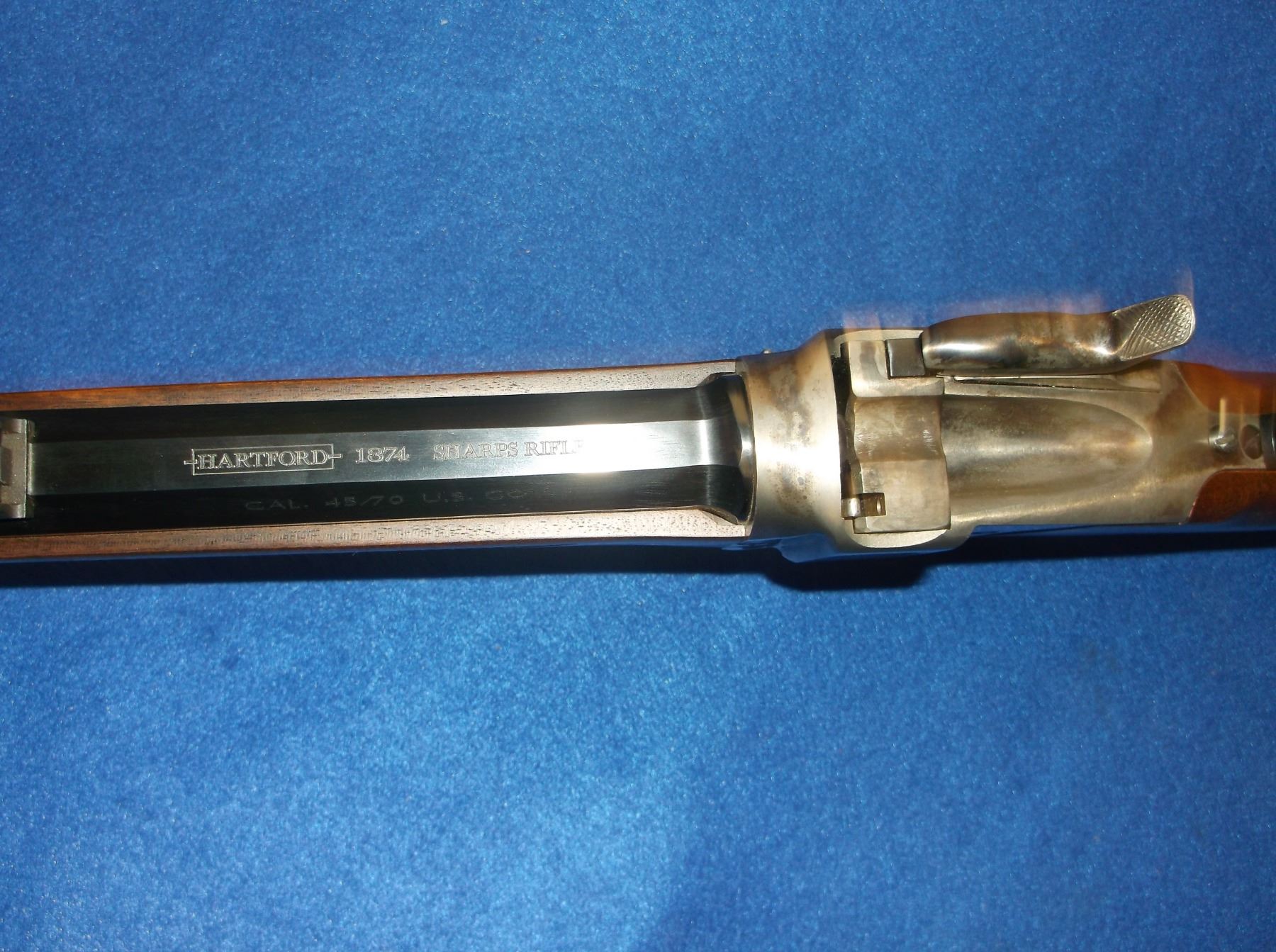Hartford 1874 Sharps Rifle- .45-70- Made in Italy- EMF SA CA- 28 ...
