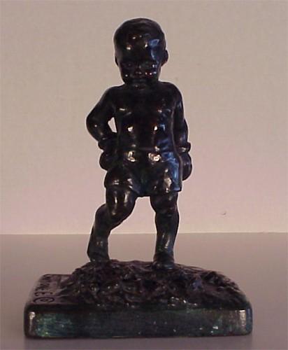 Edgardo Simone (1890-1948) American, THE BOXER, sculpture, ceramic with ...