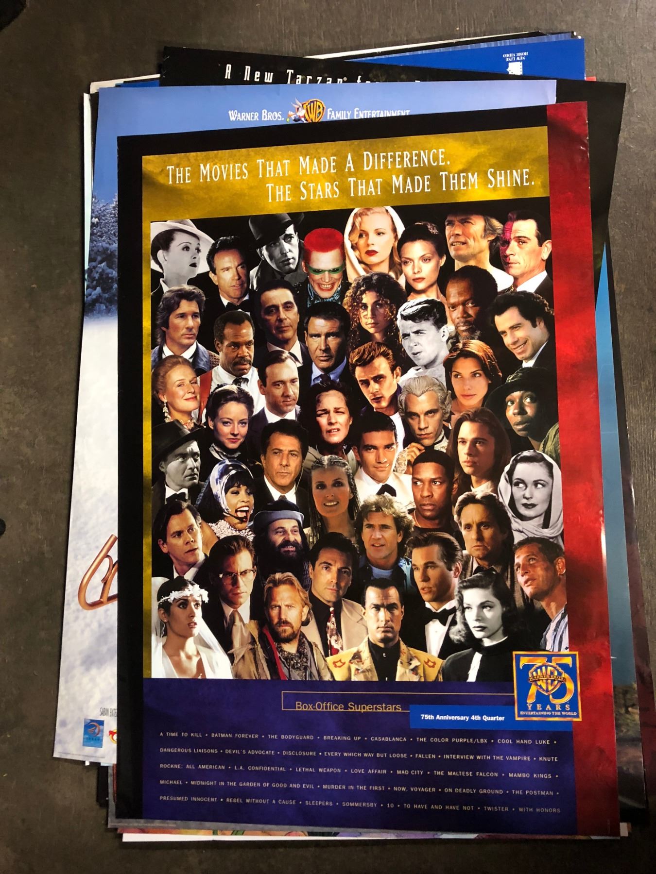 36" X 48" MOVIE POSTER LOT (25 POSTERS)