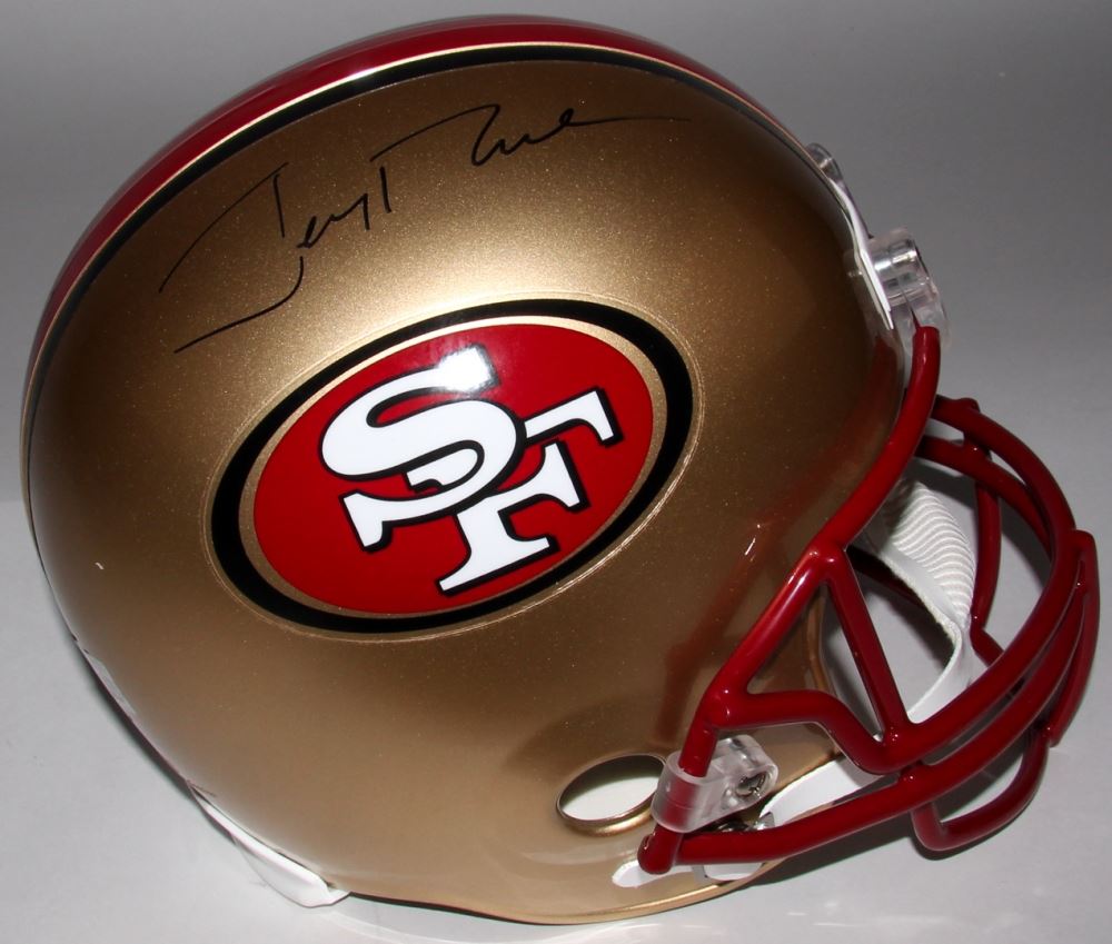 Jerry Rice Signed 49ers Full Size Helmet (Rice Hologram)