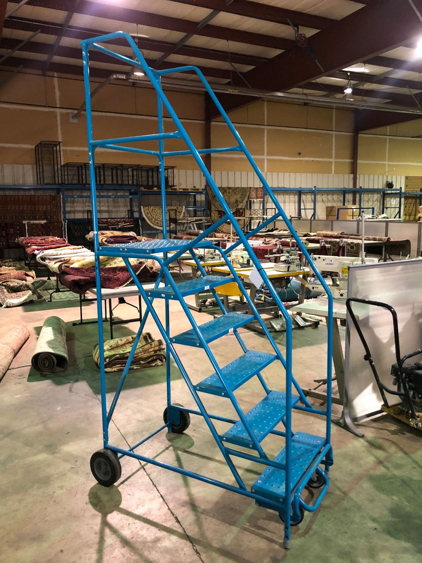 BLUE MOBILE 6FT WAREHOUSE STAIRS blue-mobile-6ft-warehouse-stairs
