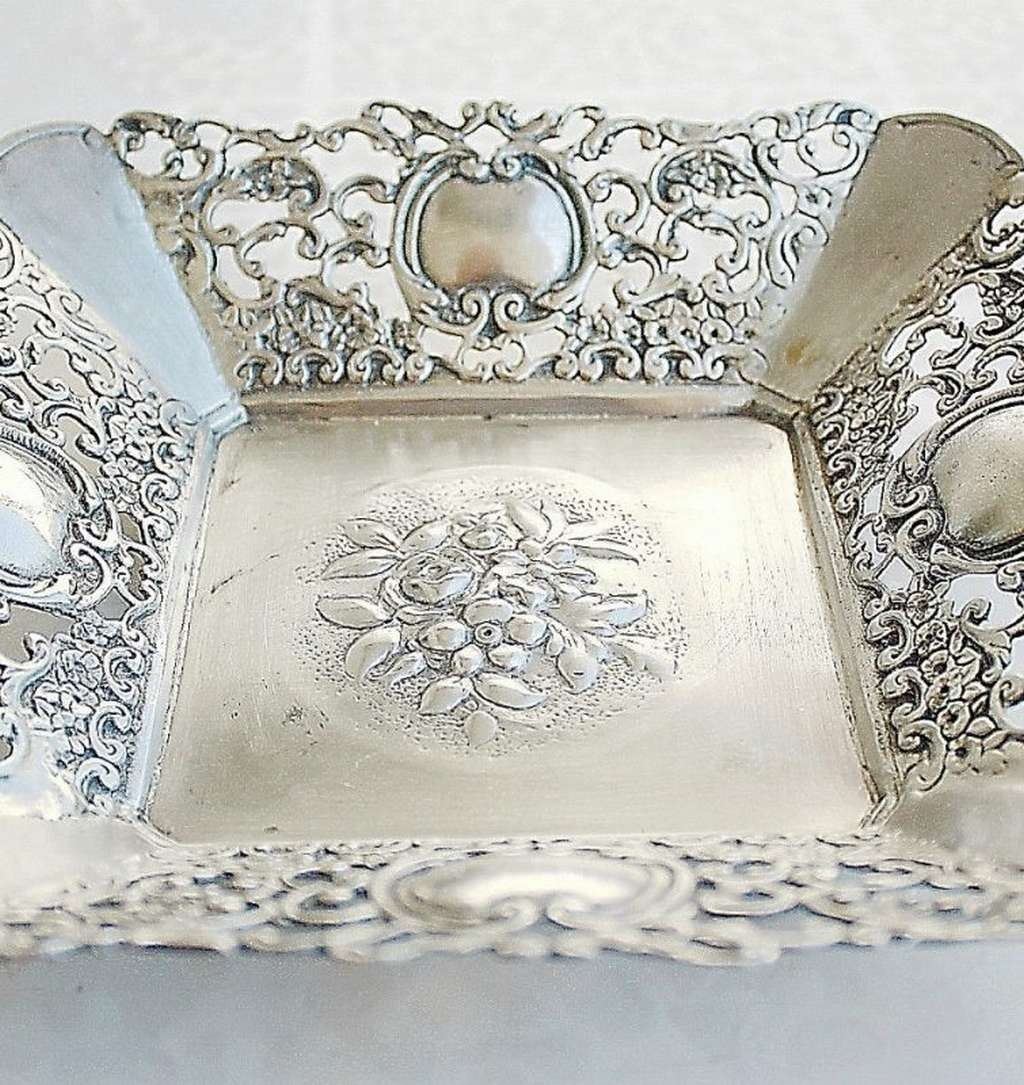 Silver 800 “Ezada” Sweet Basket, 232gr., Israel, 1950s