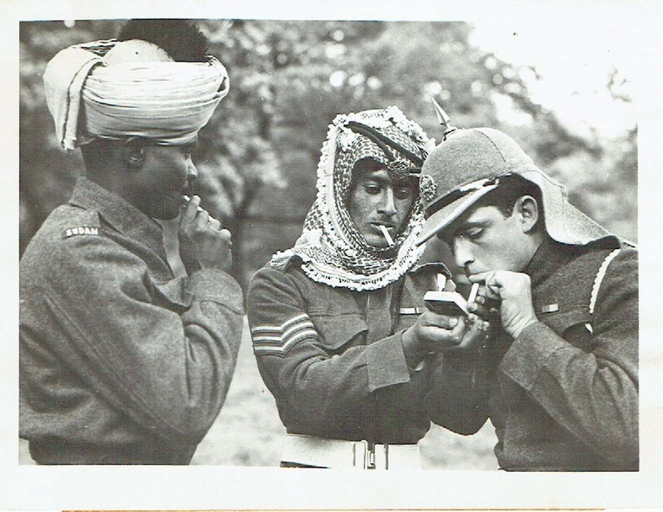 Arab Legion in Palestine, 5 orig. official Photos, 1946