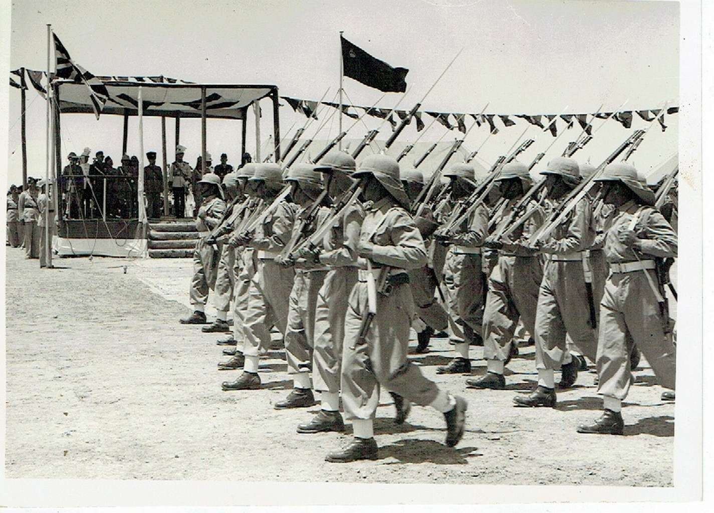 Arab Legion in Palestine, 5 orig. official Photos, 1946
