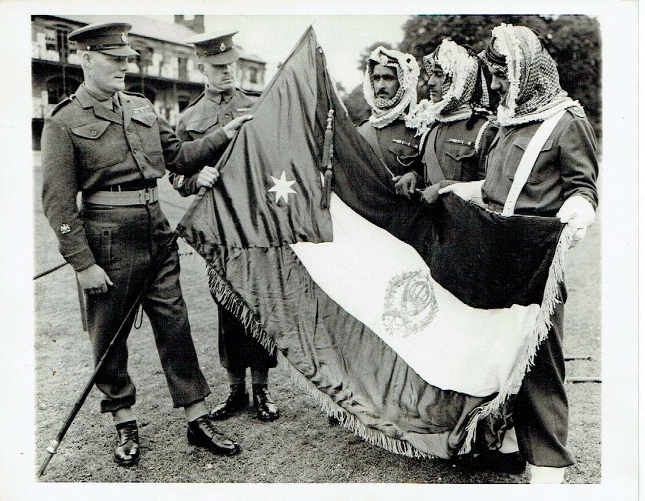 Arab Legion in Palestine, 5 orig. official Photos, 1946