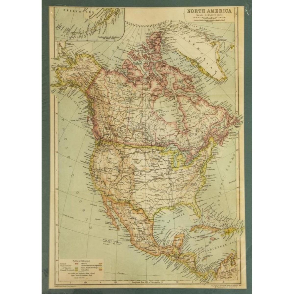 (2) United States & North America, 1910 Maps