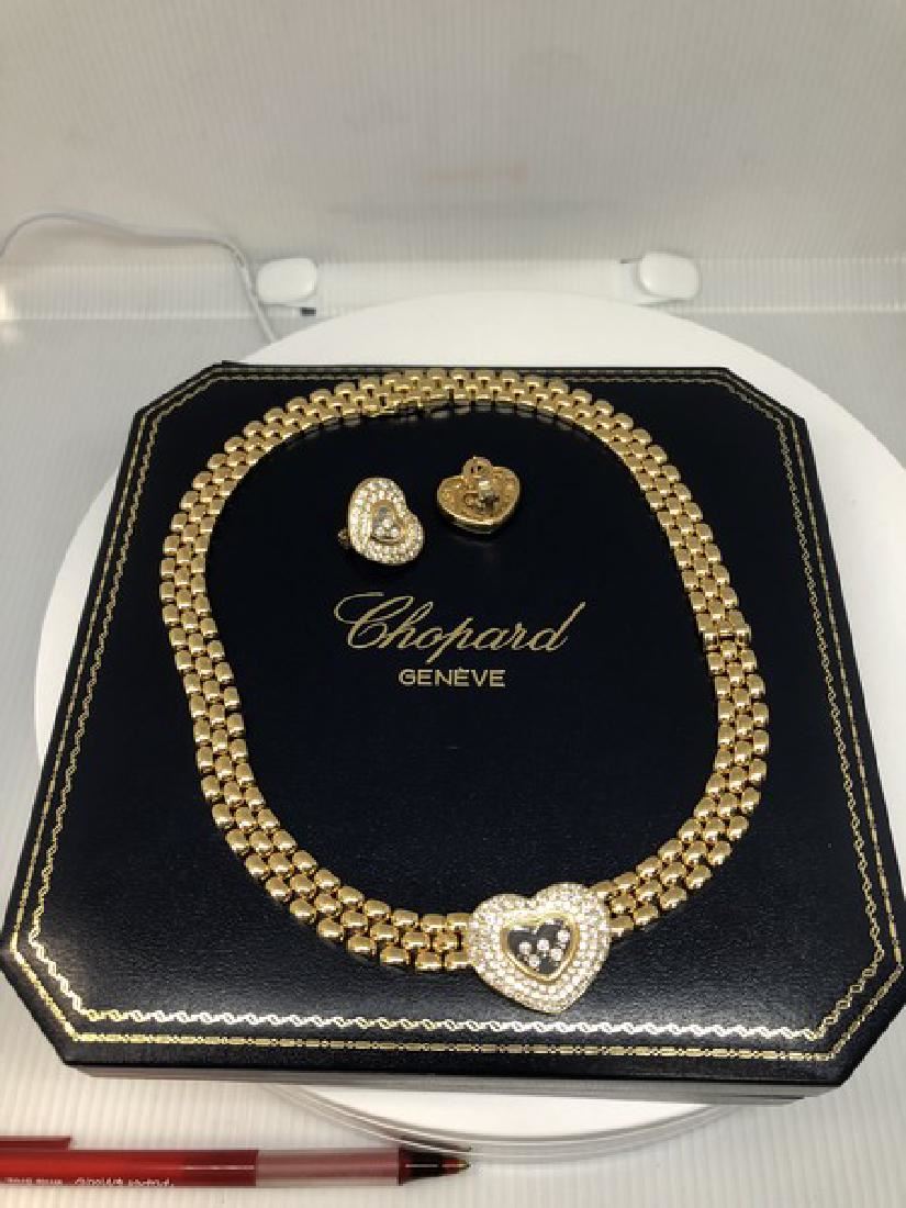 Chopard Diamond Jewelry Suite w. orig. docs/ box
