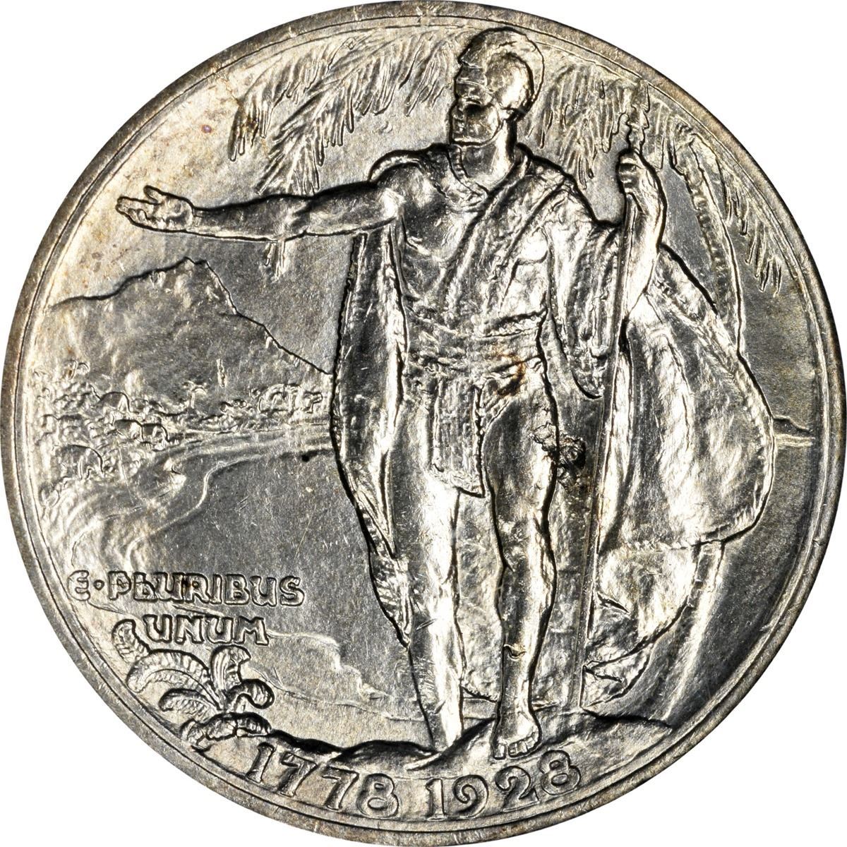 Choice Mint State 1928 Hawaii 50¢. 1928 Hawaii 50¢. MS-64 PCGS.