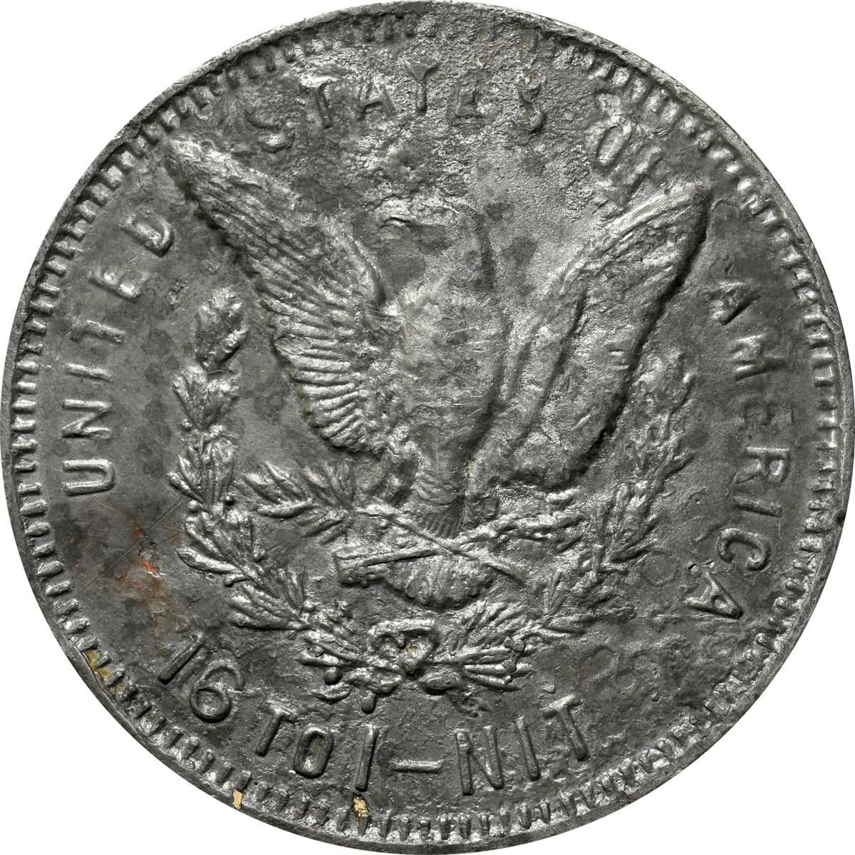 1896 Bryan Money. 16 to 1 NIT. Zerbe-62. Type Metal. 90 mm. Overall ...