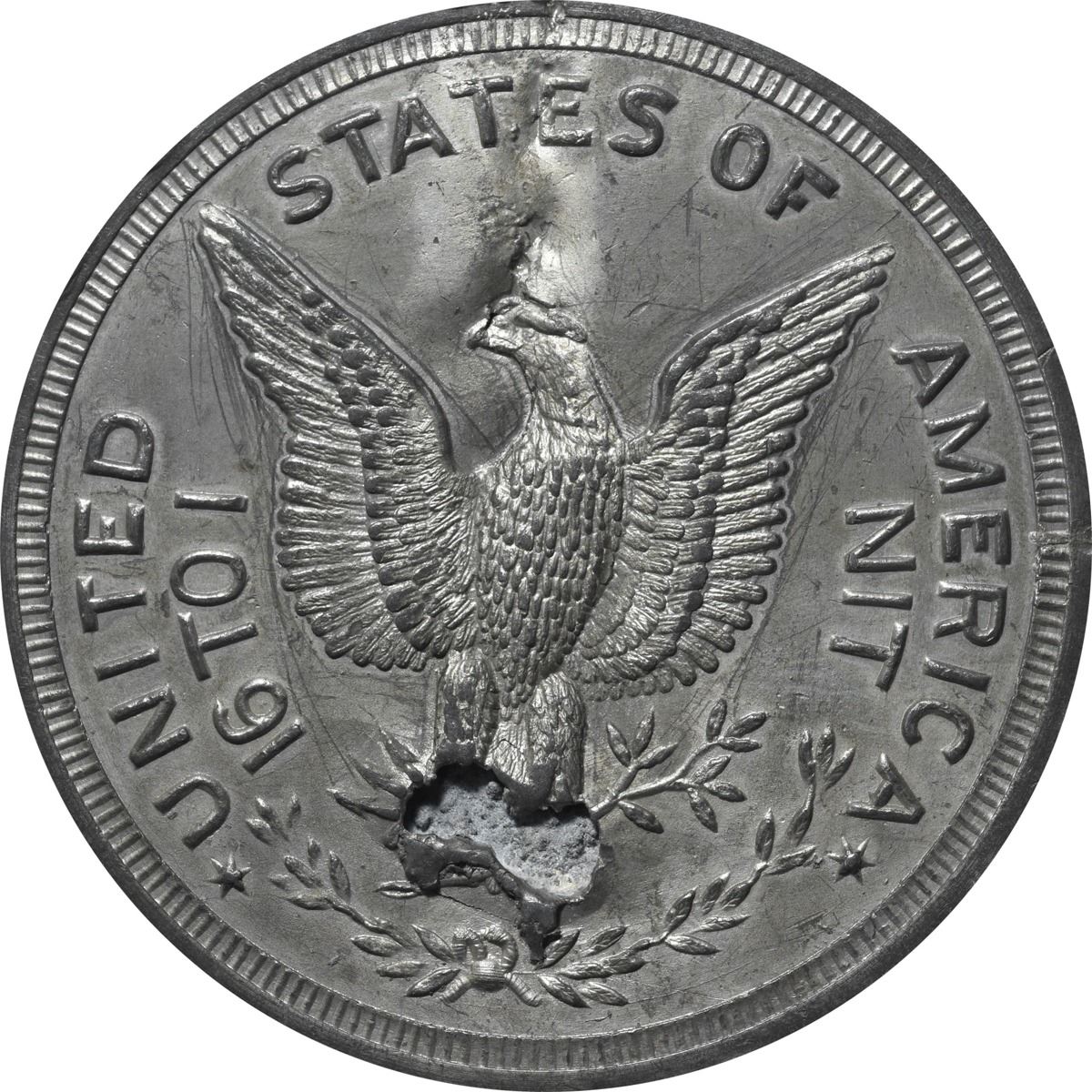 1896 Bryan Money. 16 to 1 – NIT. Zerbe 80. Lead or Type Metal. 86 mm ...