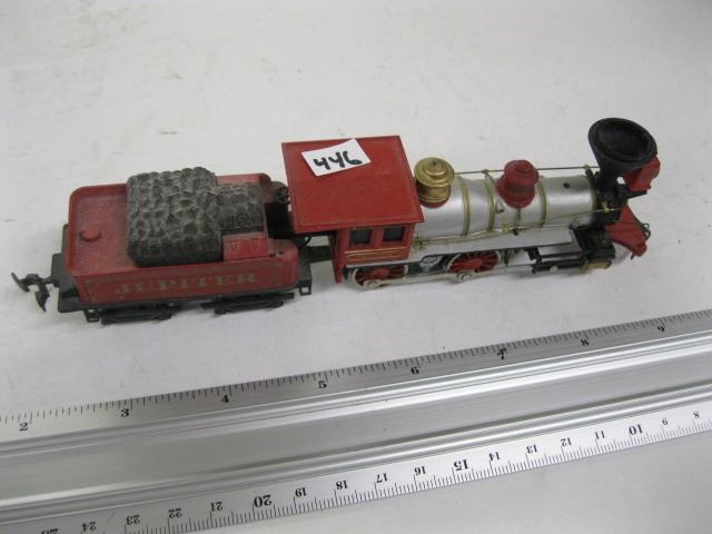 Chinese made Bachmann wood burning Engine with Jupiter wood car