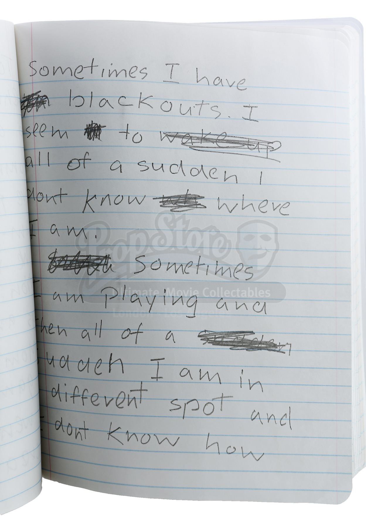 THE BUTTERFLY EFFECT (2004) - Evan's (Ashton Kutcher) Childhood Journal