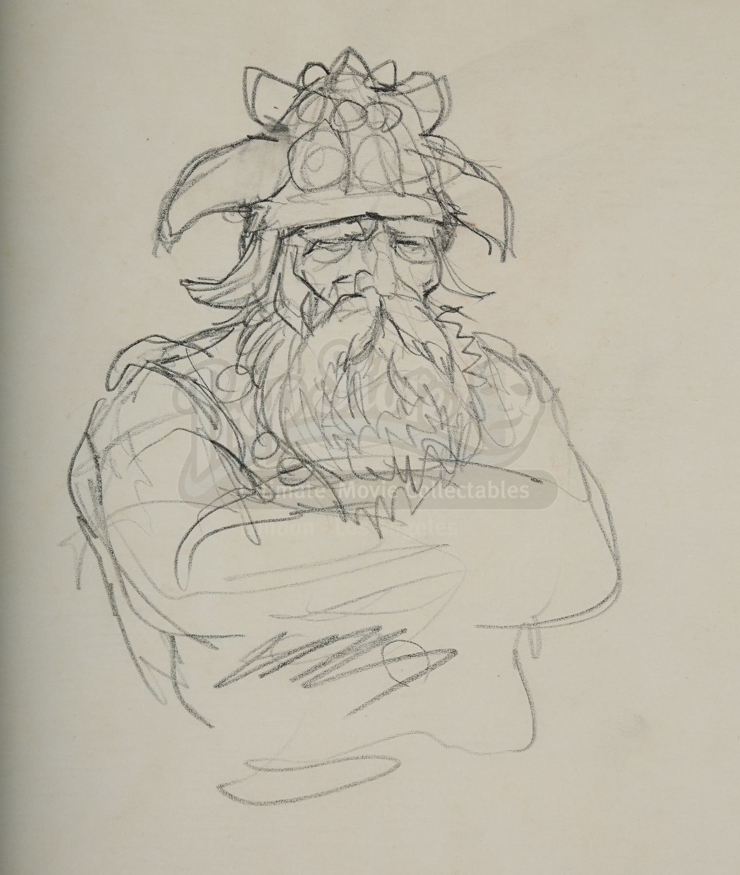 CONAN THE BARBARIAN (1982) - Ron Cobb Hand-Drawn Conan Concept Artwork ...