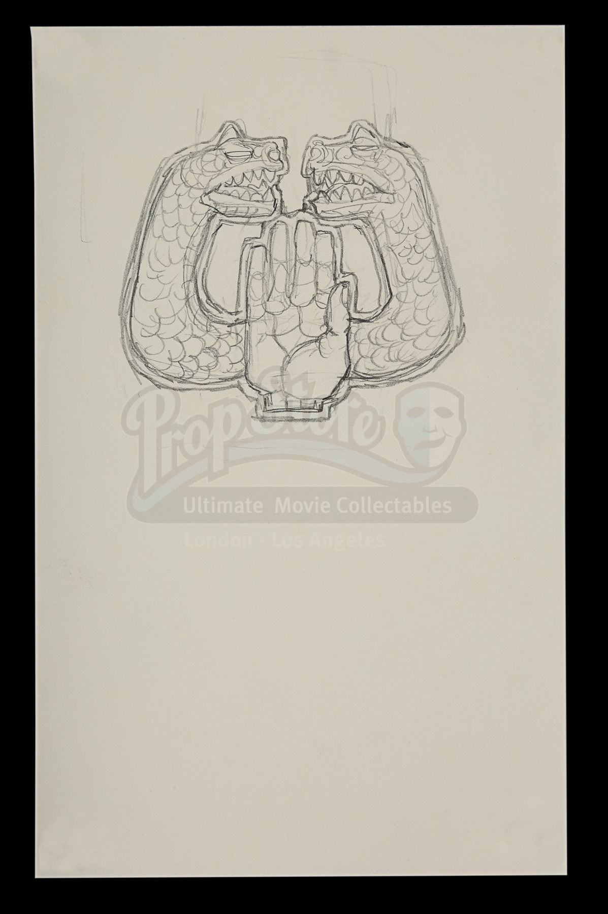 CONAN THE BARBARIAN (1982) - Ron Cobb Hand-Drawn Thulsa Doom Helmet ...