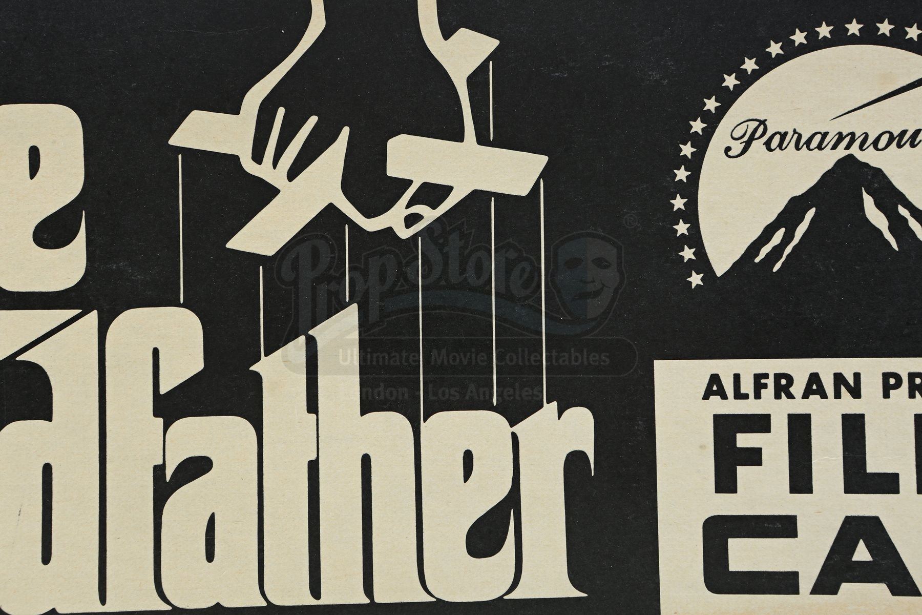 THE GODFATHER (1972) - Film Car Placard