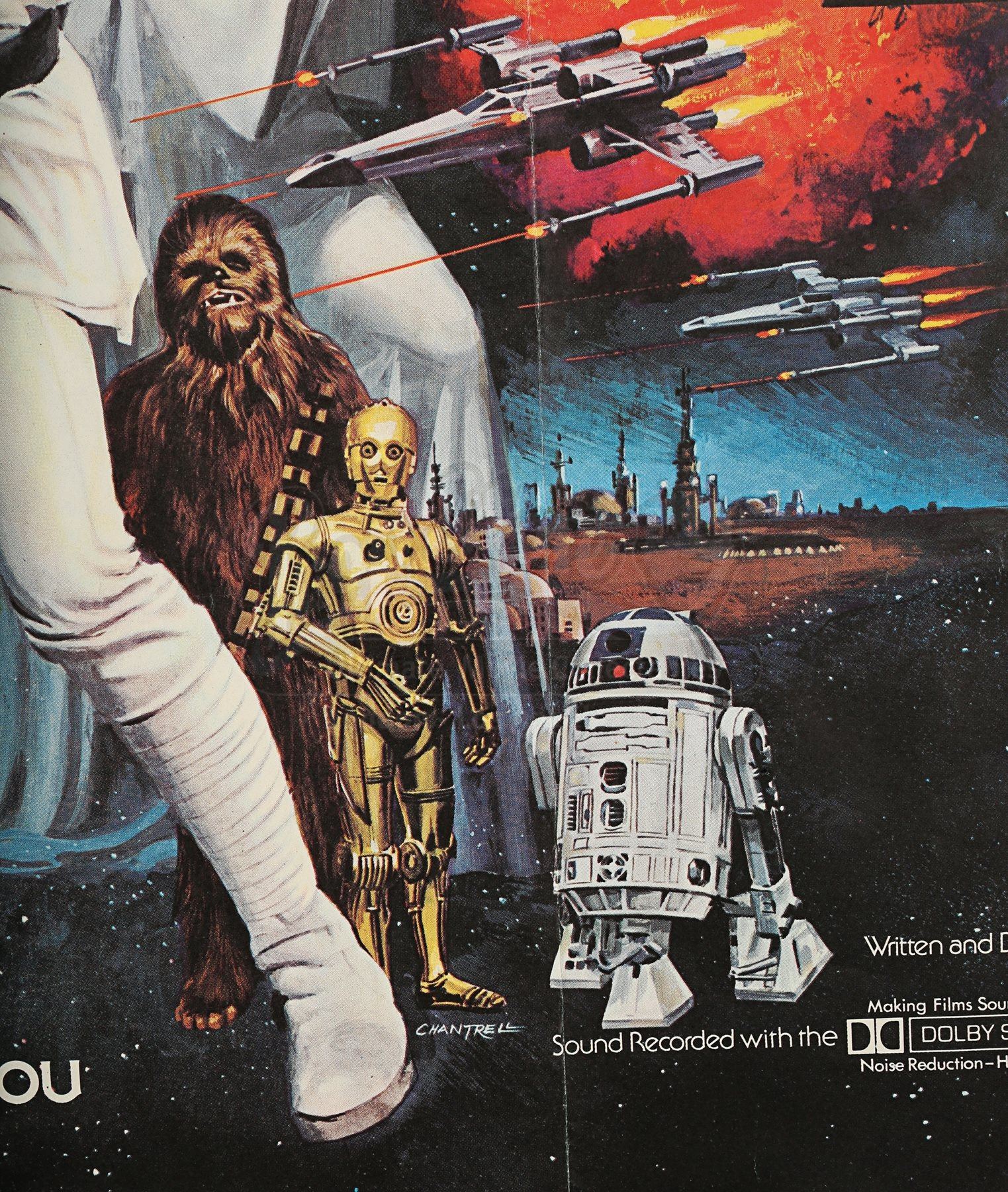 STAR WARS: A NEW HOPE (1977) - UK Pre-Oscar® Quad Poster
