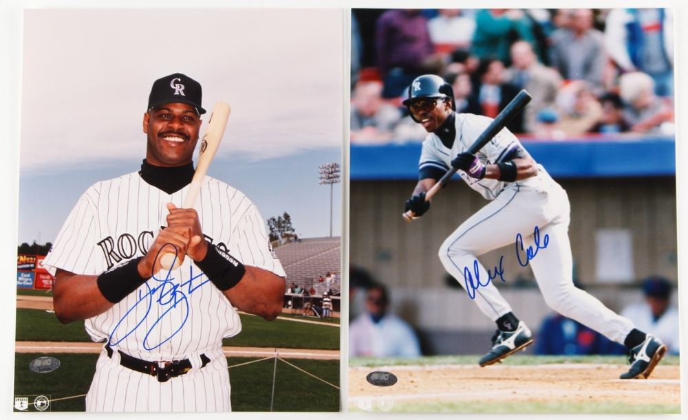 Lot of (2) 8x10 Photos Signed by Alex Cole Daryl Boston (FSC COA)