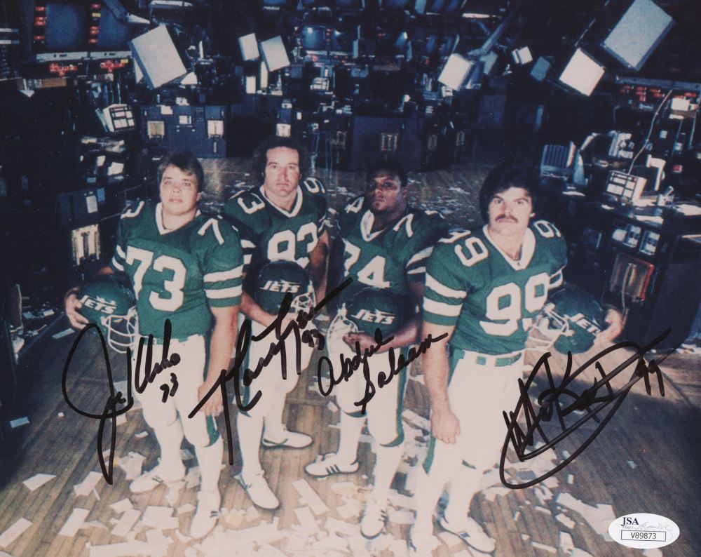 Jets "New York Sack Exchange" 8x10 Photo Signed by (4) With Joe Klecko ...