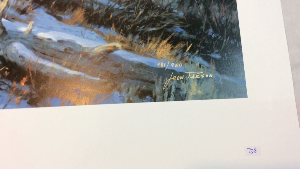 Over The Top By Leon Parson Signed And Numbered