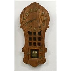 Sessions Romona Mission Oak Wall Clock