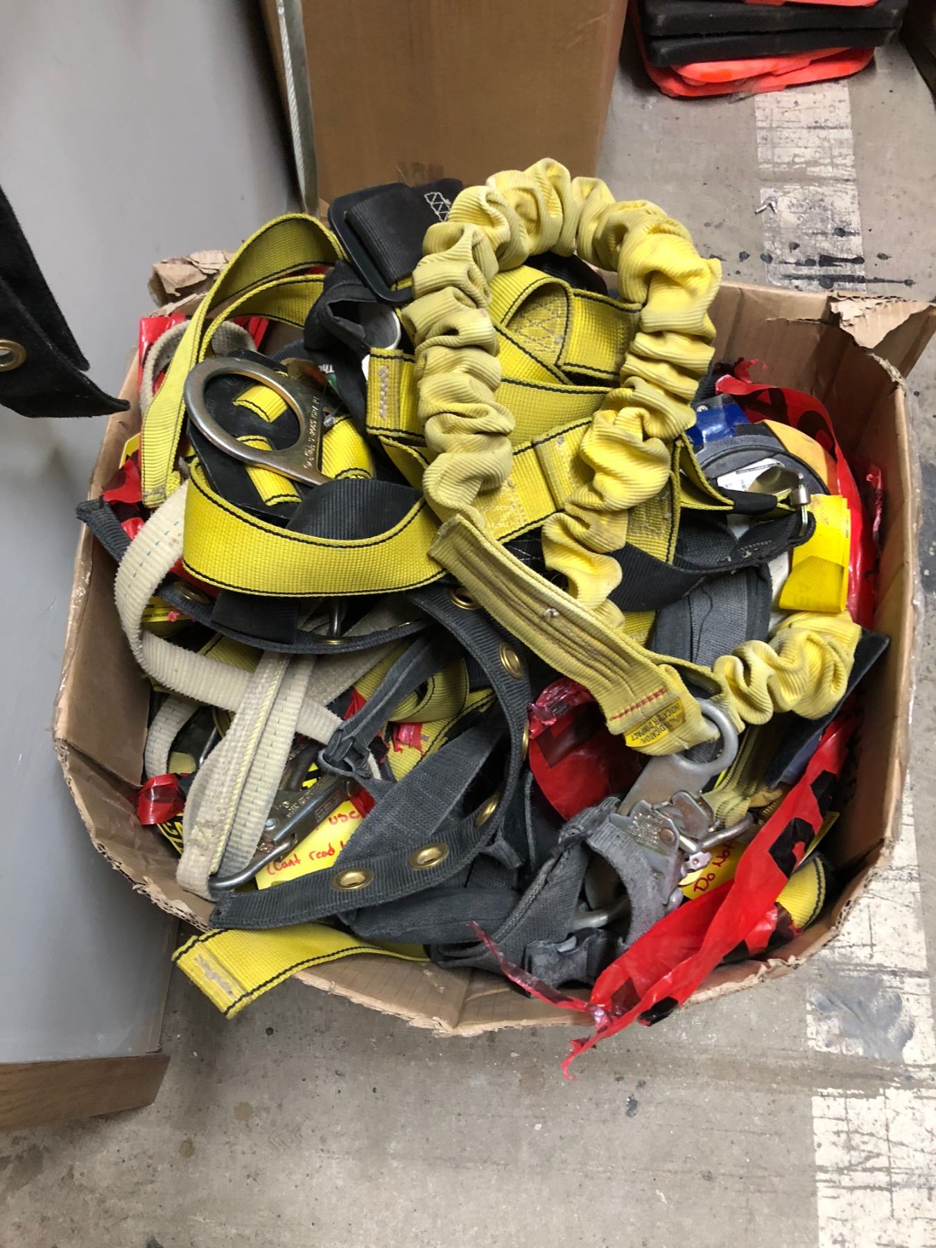 1 Huge Box of Safety Harnesses & Safety Slings