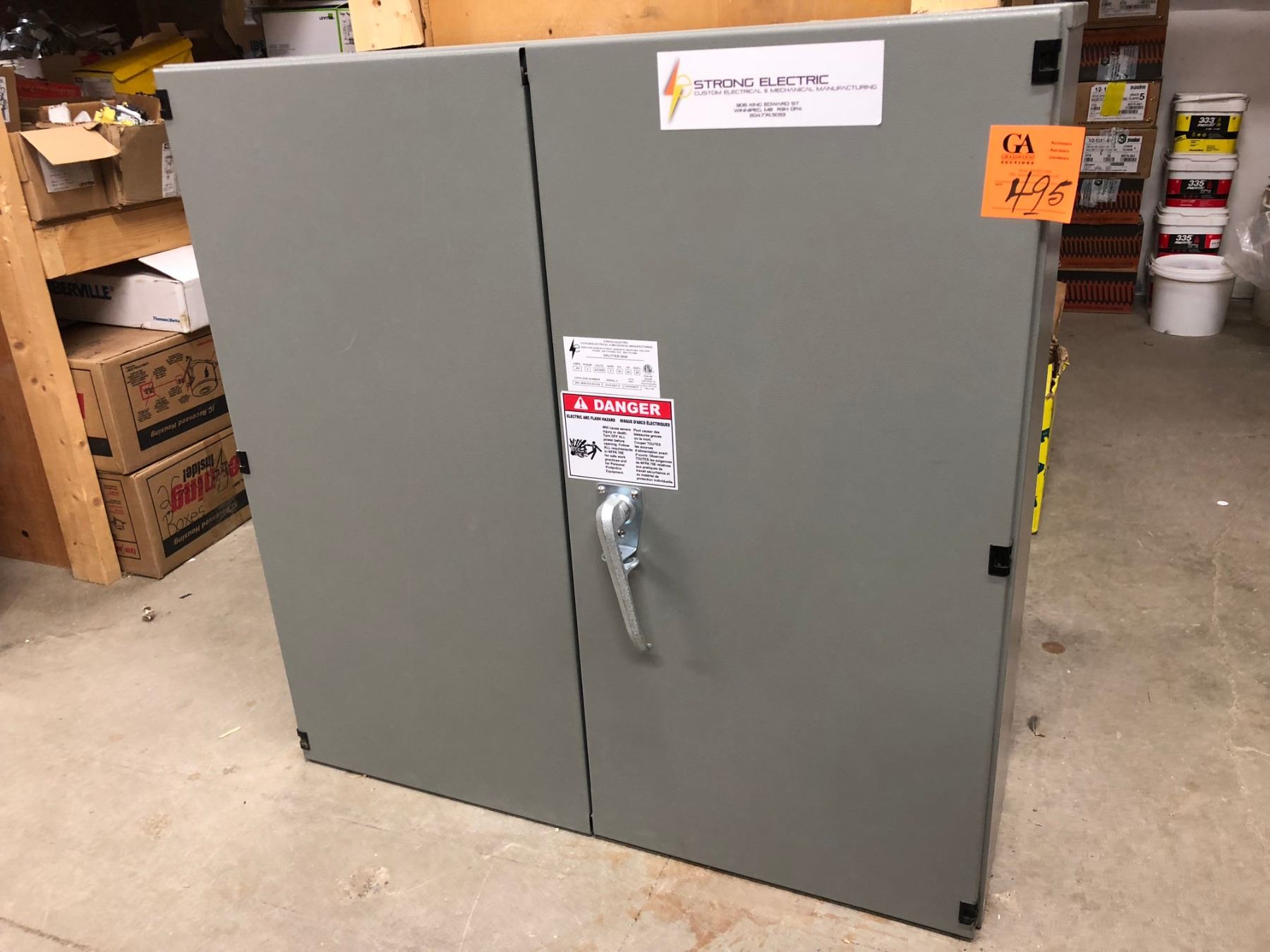 1 Splitter 3636, 400 AMP, 3 PH, 347/600 Volts, 4 Wire, 50 KA, HZ60, 3R