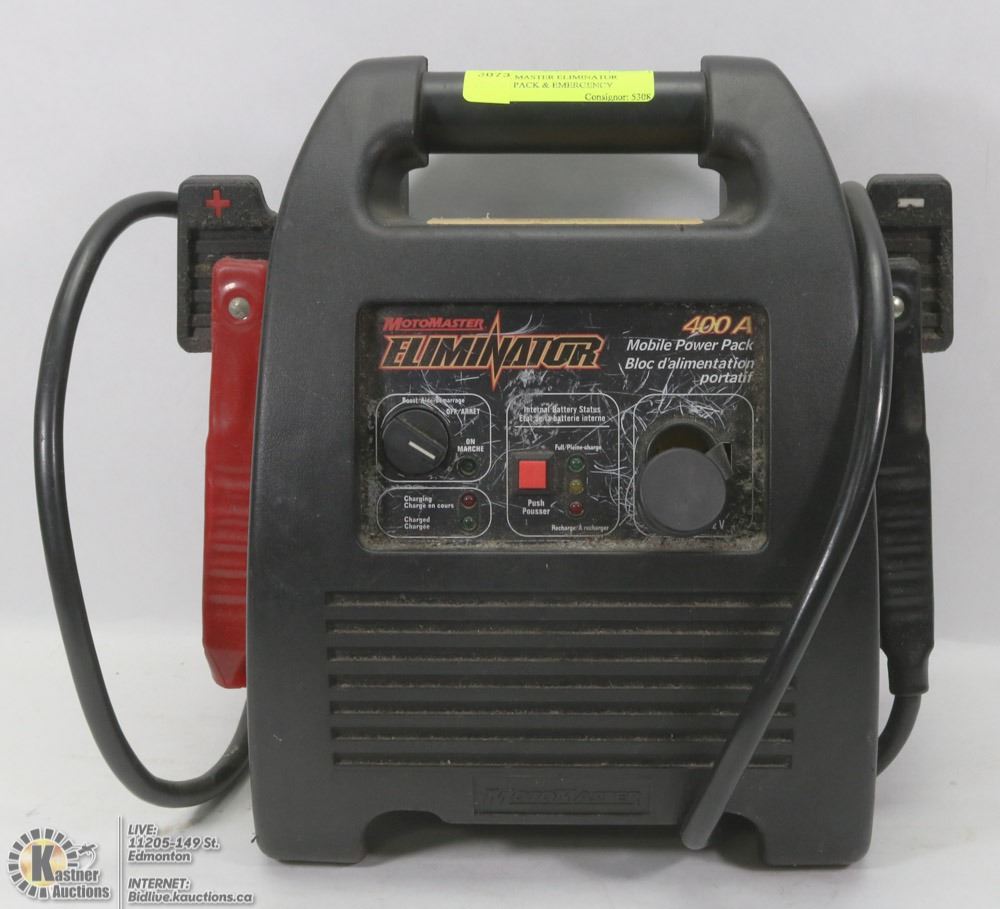 MOTOR MASTER ELIMINATOR POWER PACK & EMERGENCY