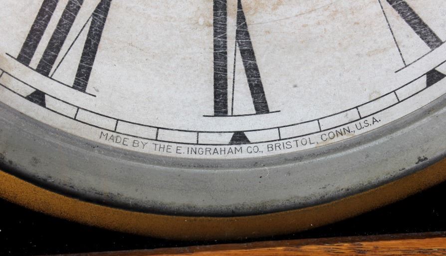 E. Ingraham Hanging Wall Clock