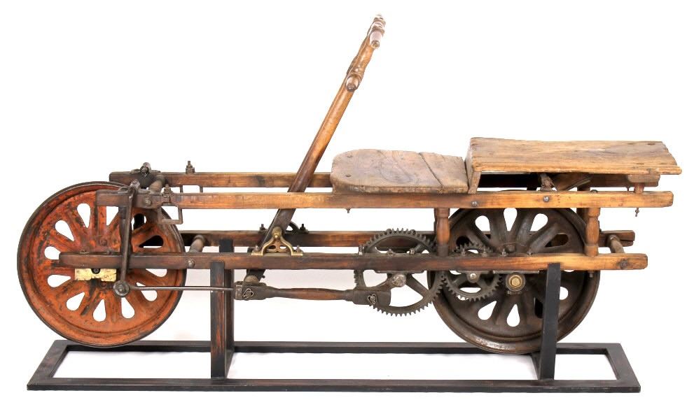 Railroad Velocipede without Outrigger c. 1880's