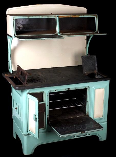 The Kalamazoo Porcelain Wood Burning Stove c1920's