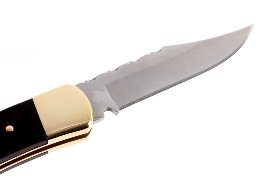 Buck 110 Custom Switchblade Knife w/ Scabbard