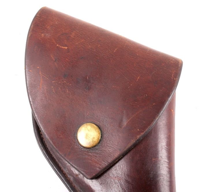 H. H. Heiser Leather Revolver Holster c. 1919-1955