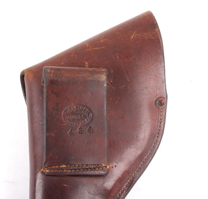 H. H. Heiser Leather Revolver Holster c. 1919-1955