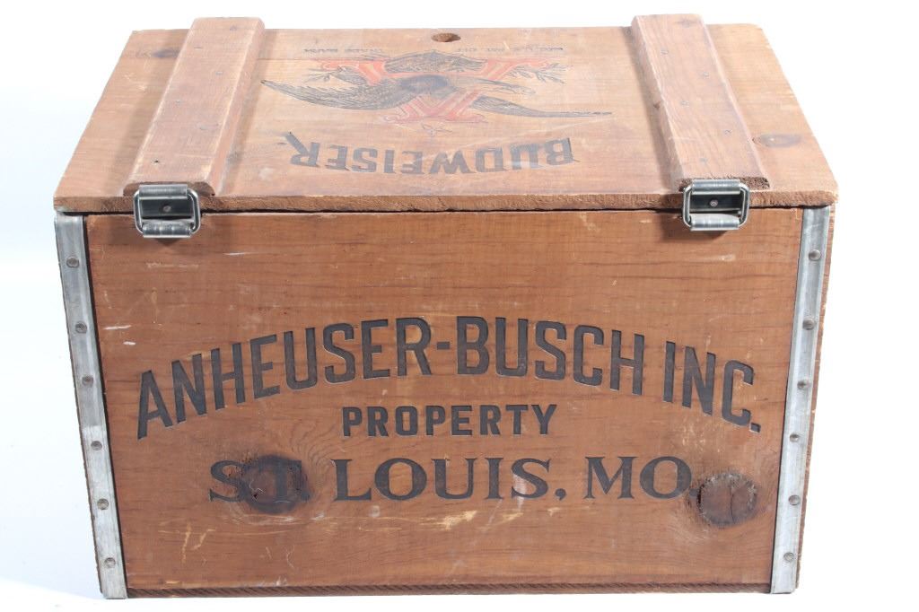 Anheuser-Busch Wooden Boxes