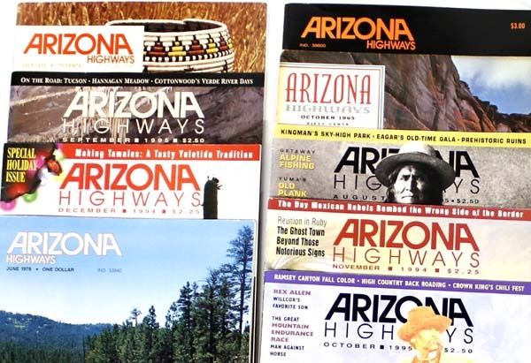 19 Vintage Arizona Highways Magazines