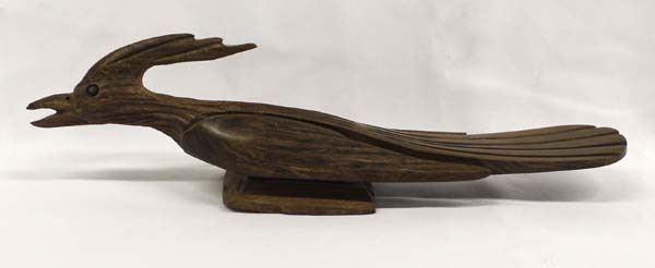 Carved Ironwood Roadrunner
