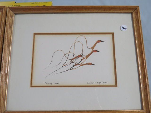 BENJAMIN CHEE CHEE AUTUMN FLIGHT, SPRING FLIGHT - Schmalz Auctions