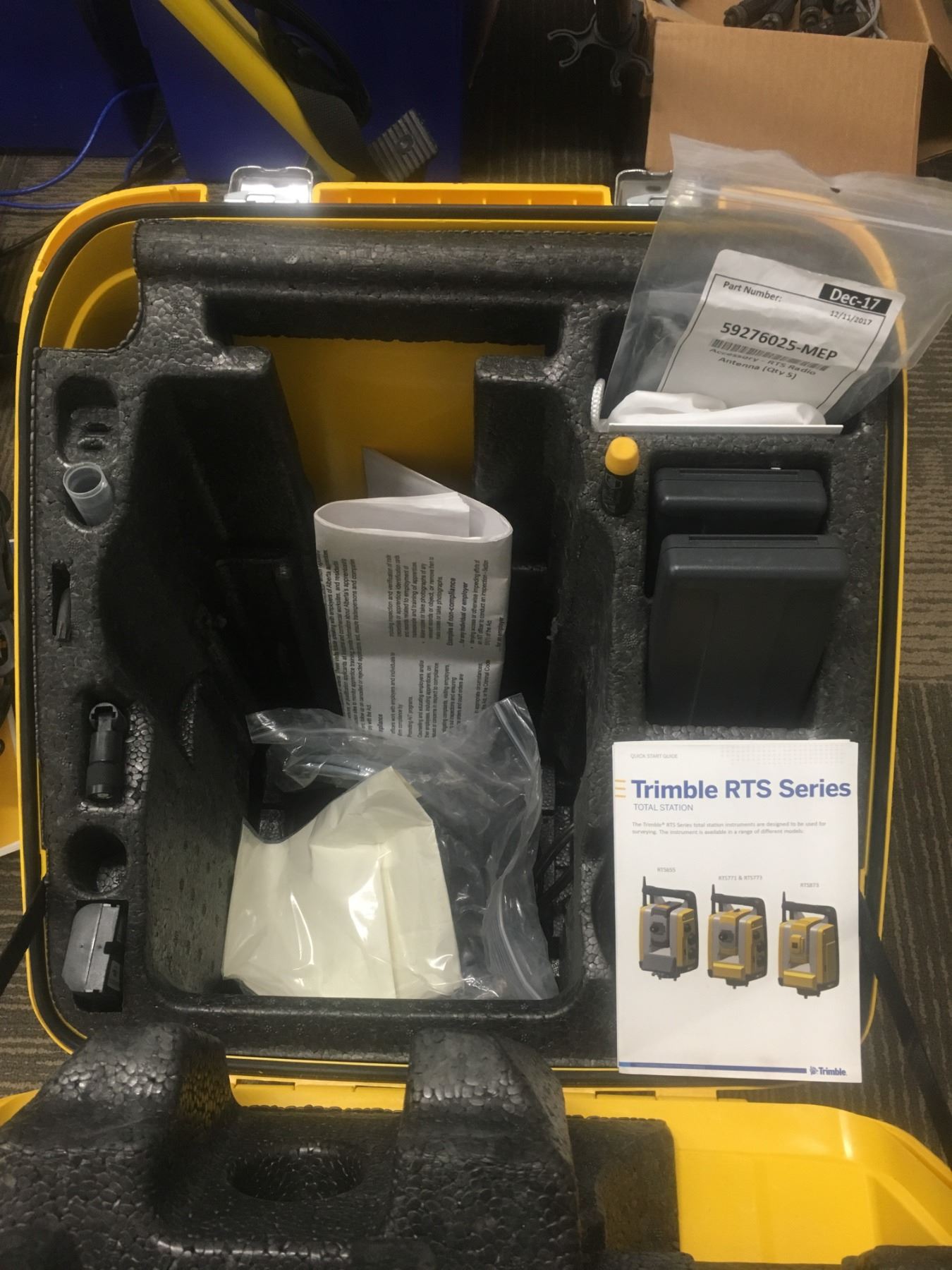 Trimble , RTS Serious total surveying instrument,with GPS, tri Max pod ...