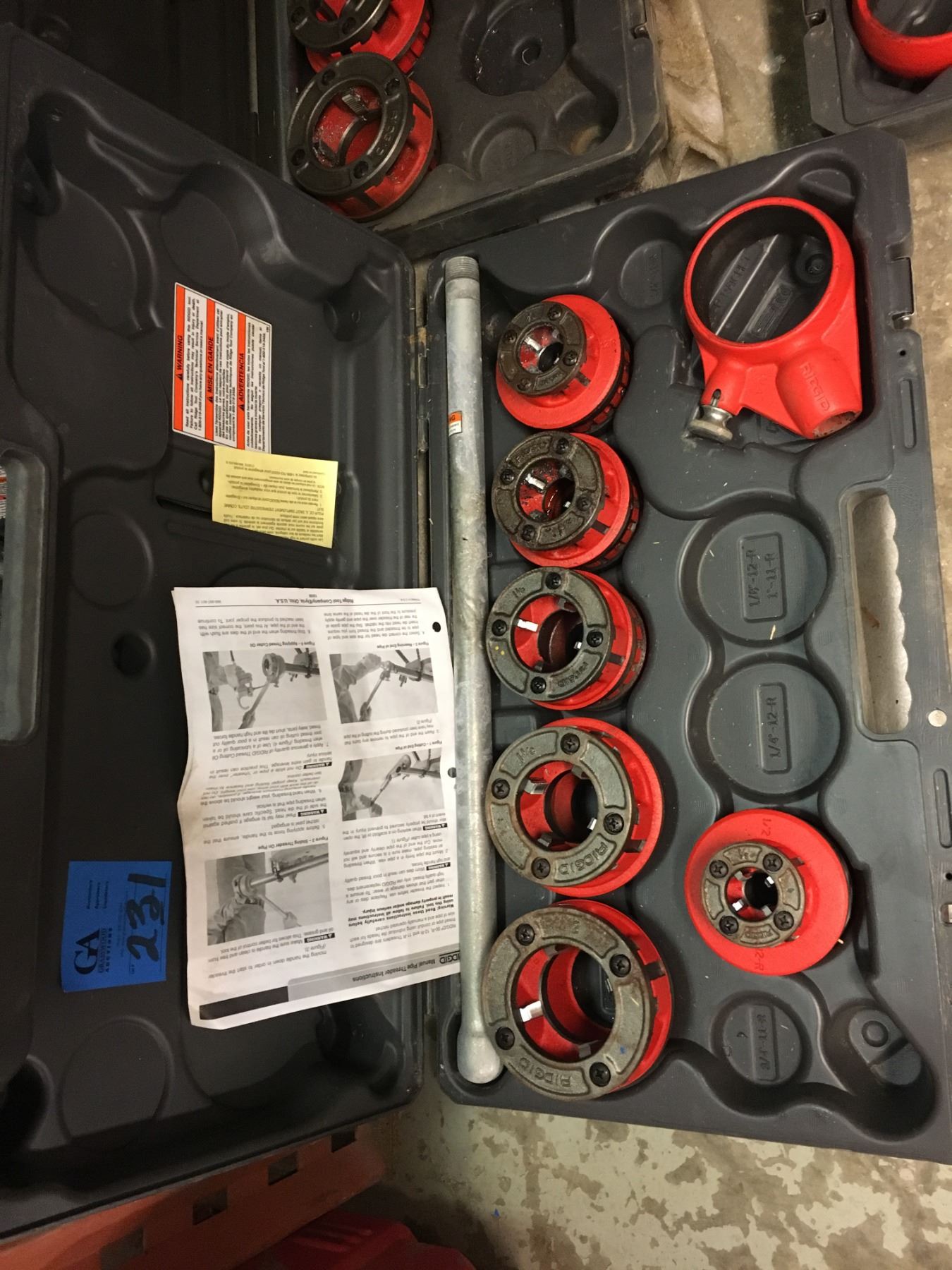 Ridgid Pipe Threader