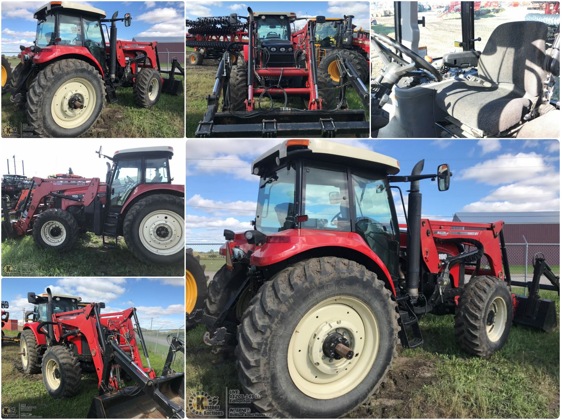 2011 VERSATILE 190 FWA TRACTOR CAB ,LOADER,GRAPPLE