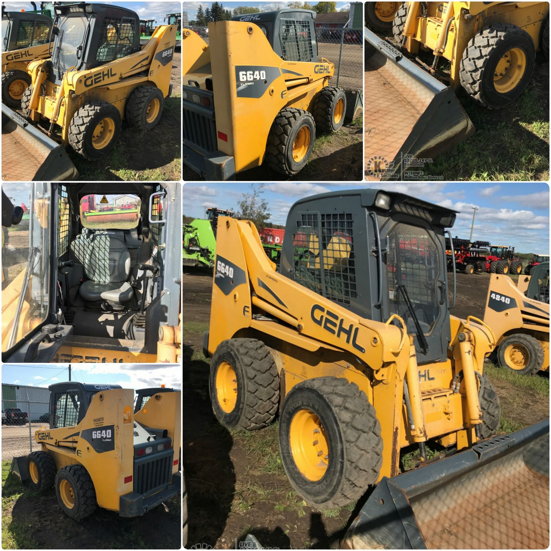 2006 GEHL 6640E SKIDSTEER WITH BUCKET