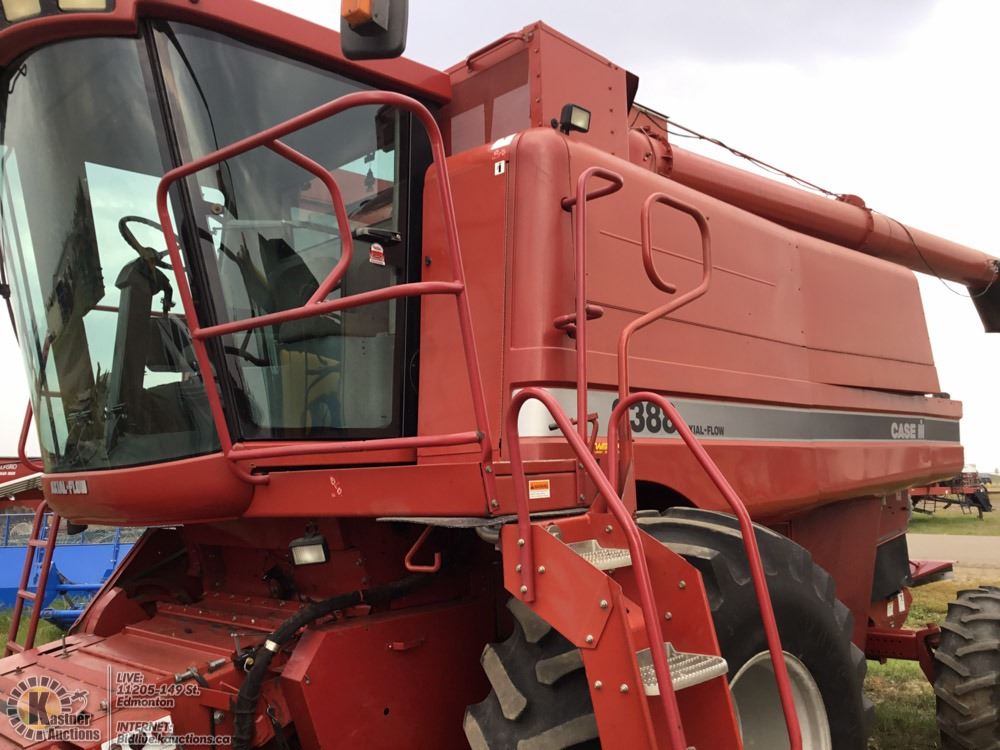 1998 CASE IH 2388 ROTARY COMBINE WITH 14' 1015 PU WITH REDEKOP CHOPPER