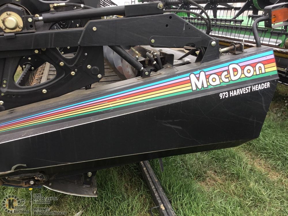 2004 MAC DON 973 40' DRAPER HEADER W CASE 8010 ADAPTER OR NEWER