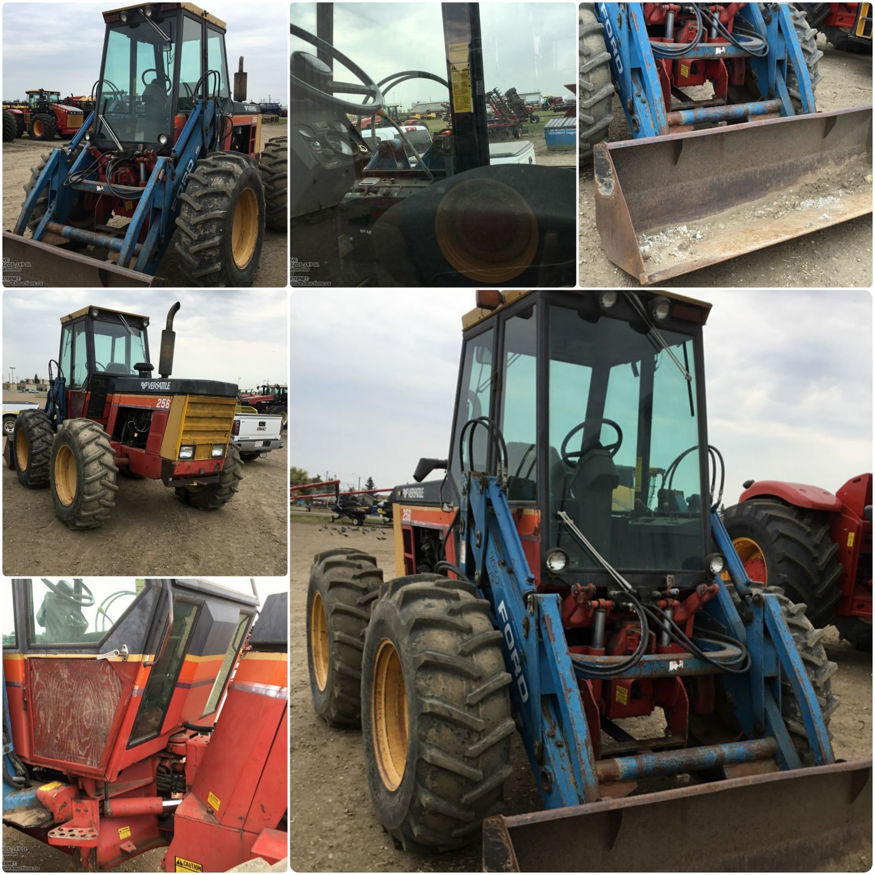 1984 VERSATILE 256 BI-DIRECTIONAL WITH LOADER AND BUCKET